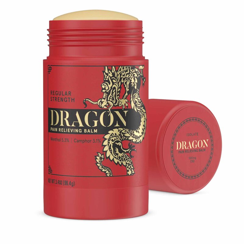 Dragon Pain Relieving Balm Regular Strength Roll-Up 3.4oz - Isolate Formula