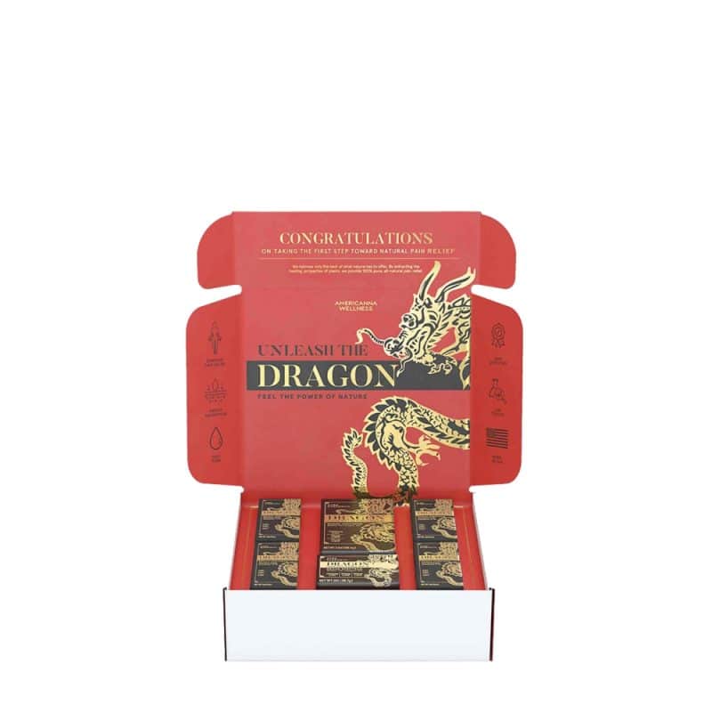 Black Balm Box Set - Extra Strength Pain Relieving Balm - Dragon Pain ...