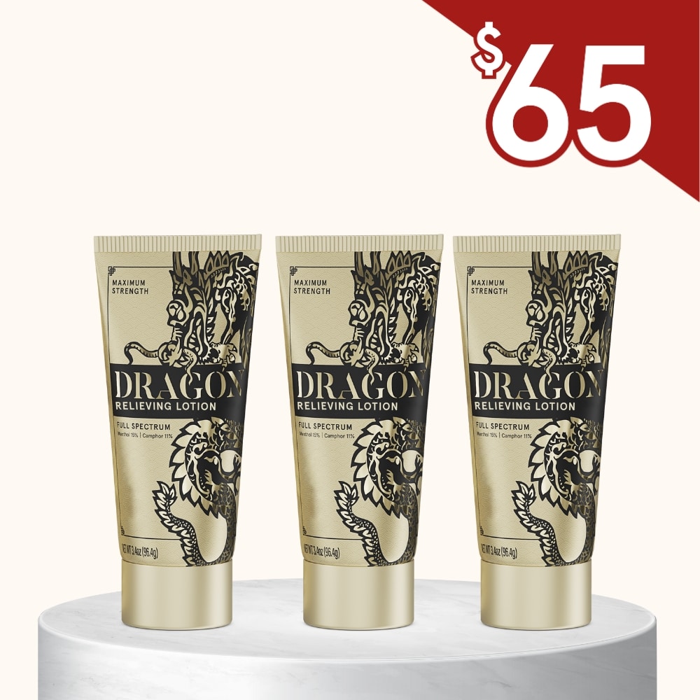 Dragon Pain Relieving Lotion – Maximum Strength 3 pack